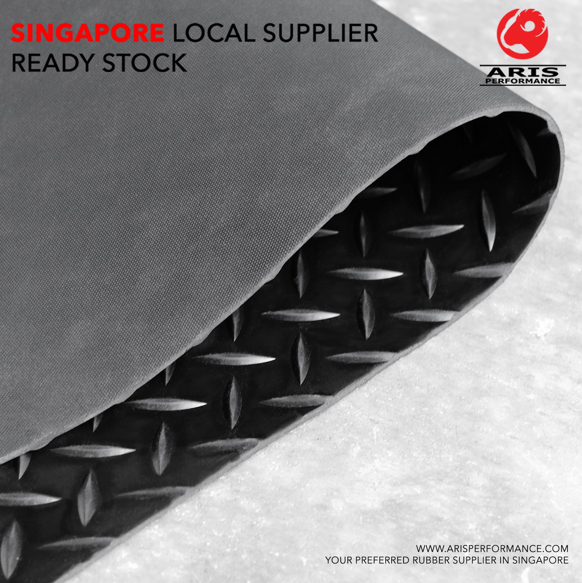 Checkered Rubber Mat | ARIS Performance - ARIS Performance Silicones ...