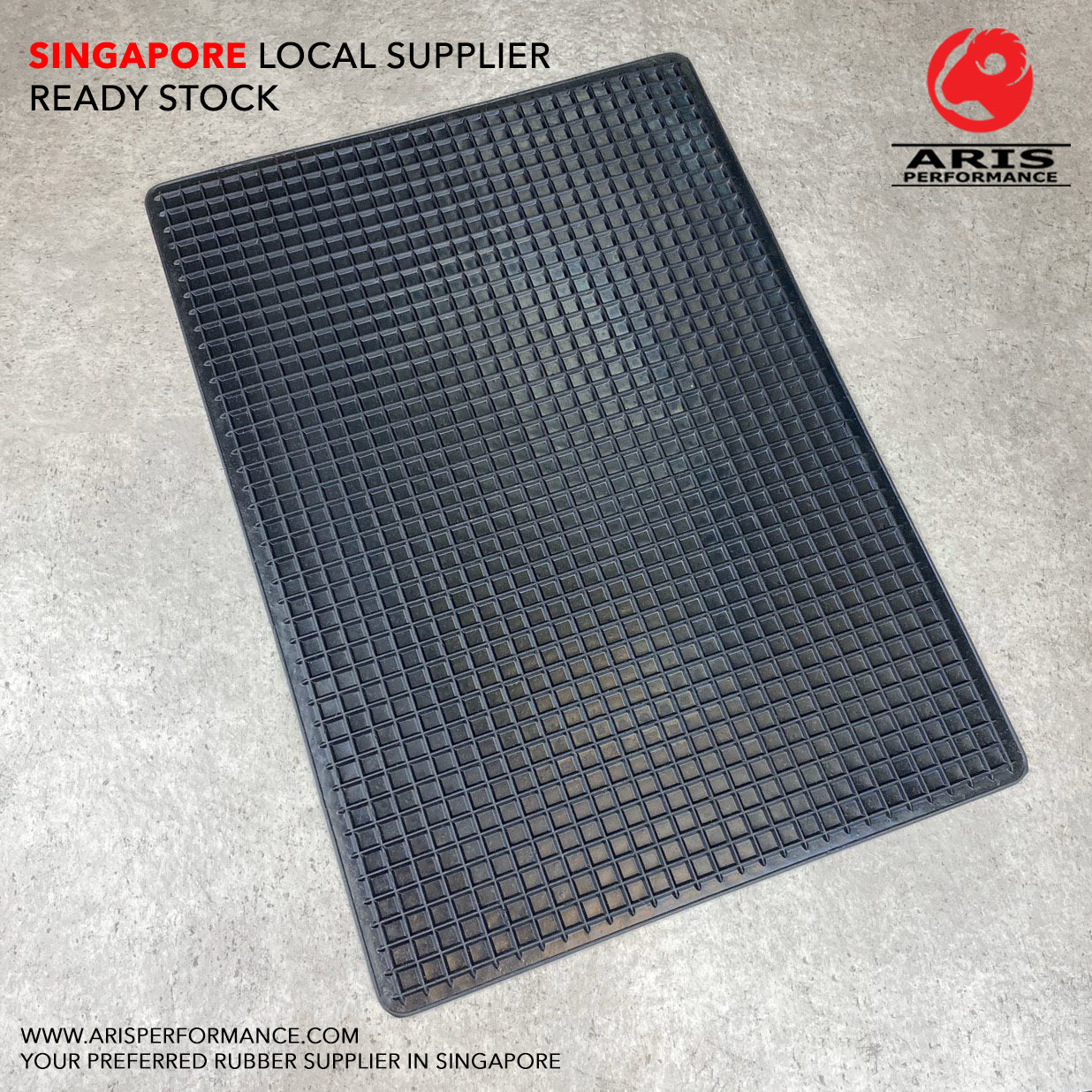 Rubber Car Mat ARIS Performance ARIS Performance Silicones Silicone Rubber Supplier in Singapore