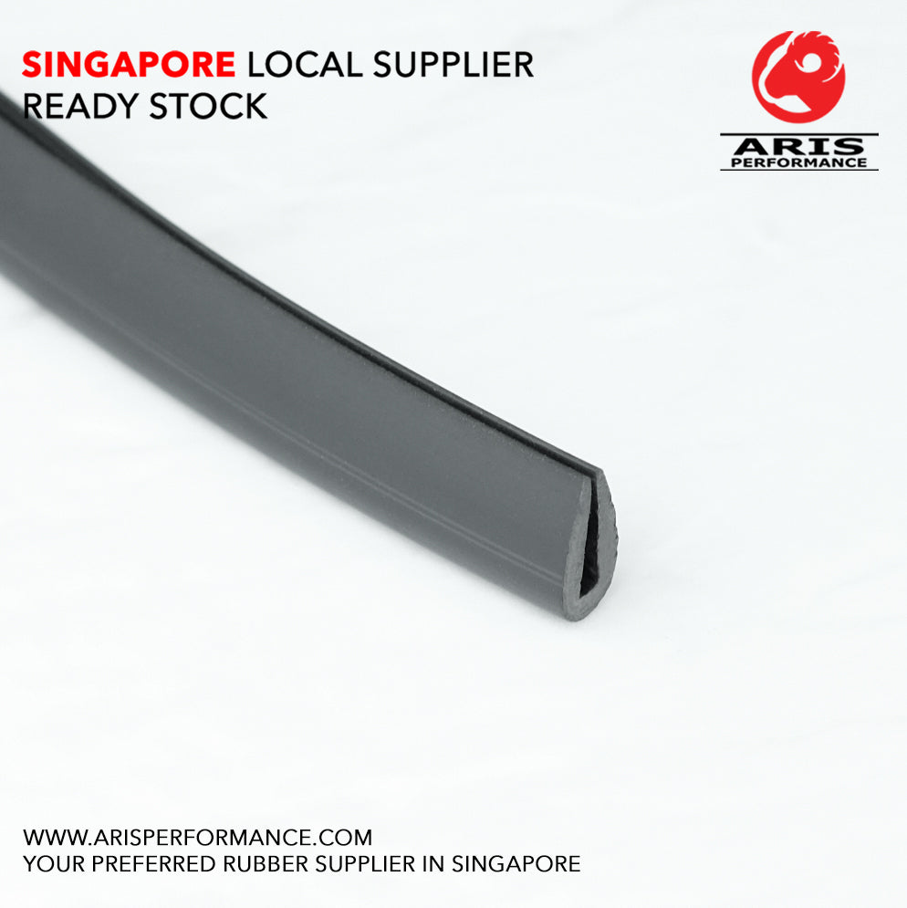 U-Shape Rubber Edge Trim Cover & Protector - ARIS Performance Silicones ...